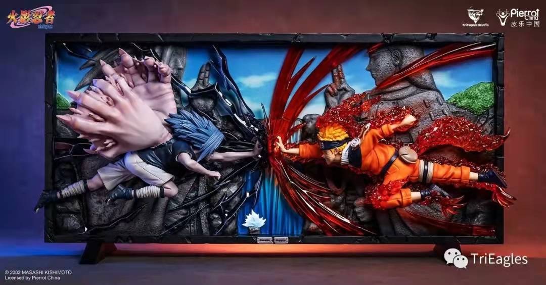 TES Studio Naruto vs Sasuke - Valley of the End Mural (The End of Tears ...