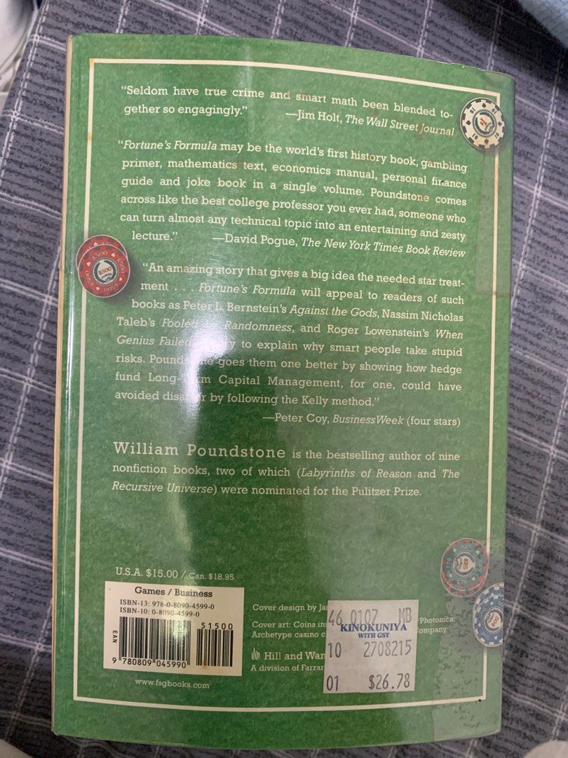 The Fortune Formula, Hobbies & Toys, Books & Magazines, Assessment ...