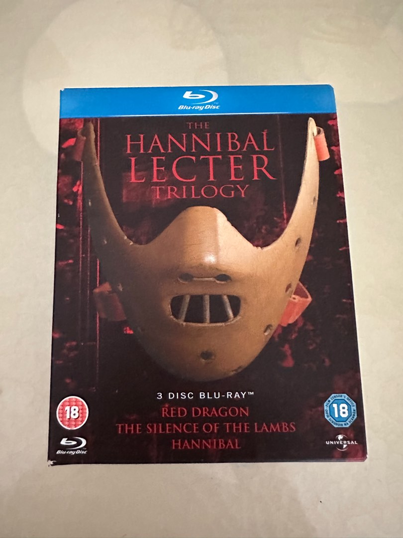 The Hannibal Lecter Blu Ray Collection, Hobbies & Toys, Music & Media ...