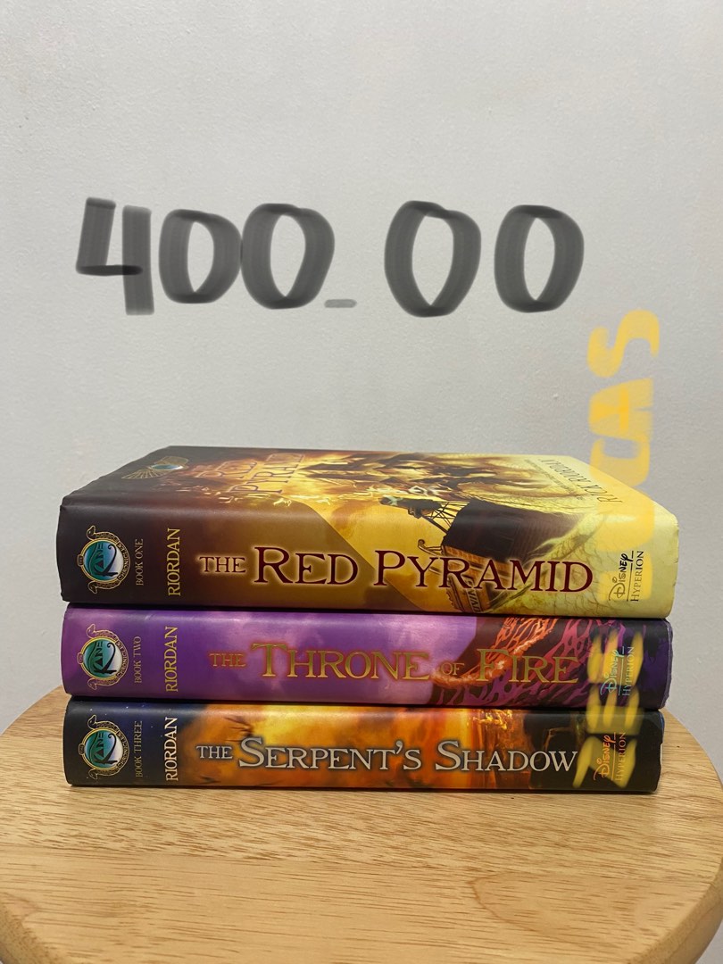 The Kane Chronicles Set by Rick Riordan on Carousell