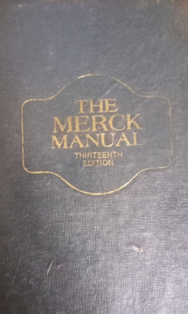The Merck Manual 13th Edition of Diagnosis &Therapy, Hobbies & Toys ...