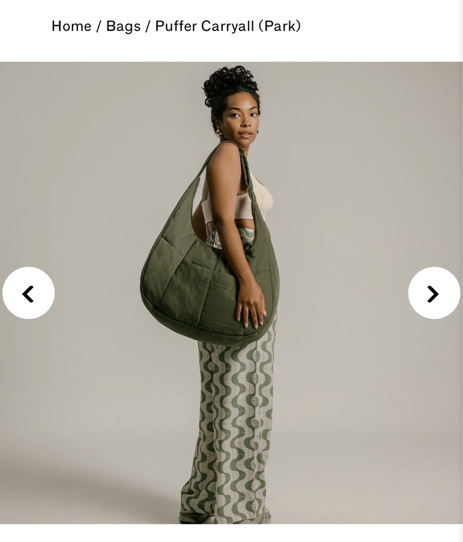 The Paper Bunny Puffer Carryall Park, Women's Fashion, Bags & Wallets, Cross-body Bags on Carousell