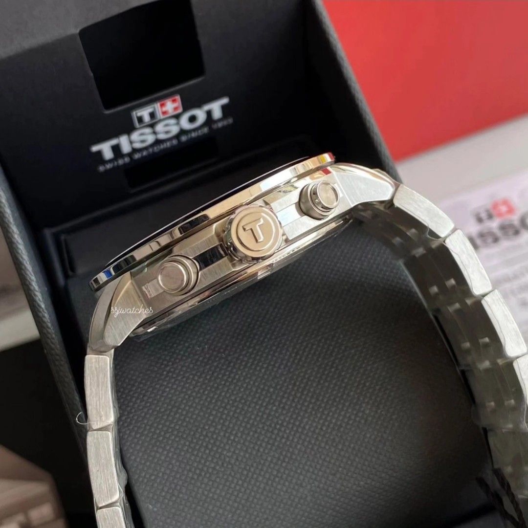 Tissot T-Sport Tachymeter PRC 200 White Dial Chronograph Quartz T114.417.11.037.00, Luxury ...