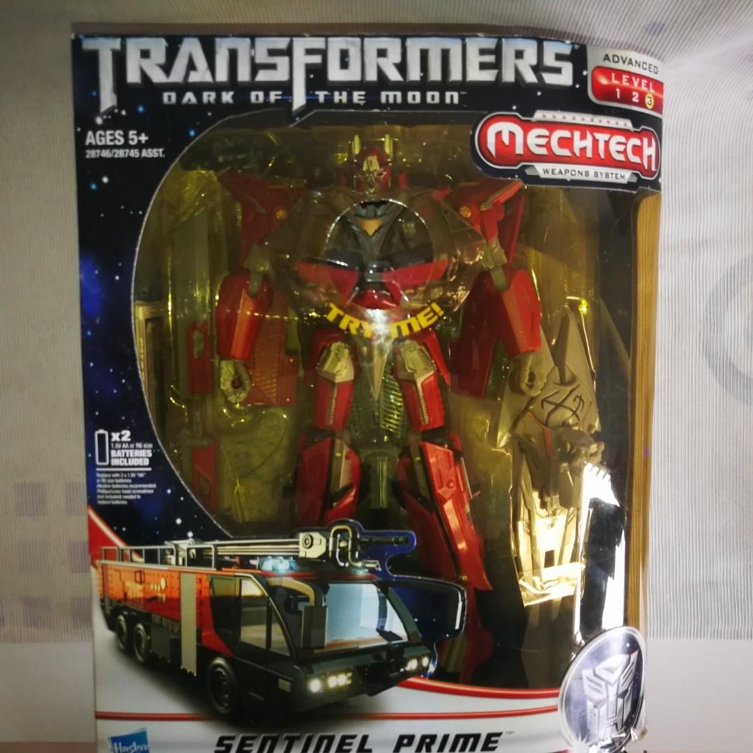 Transformers Leader Class Sentinel Prime Dark of the Moon Electronic ...