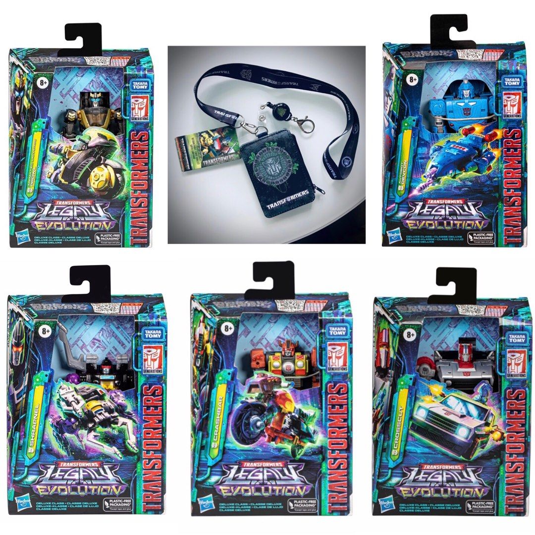 Transformers Rise of The Beasts Retractable ID Badge Card Holder Coin ...