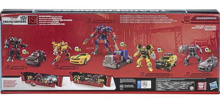 Transformers Studio Series 15th Anniversary Movie 1 Multipack with 5 ...
