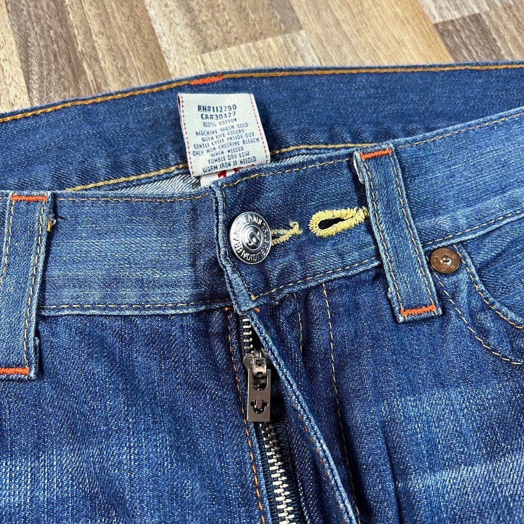 True religion blue label, Men's Fashion, Bottoms, Jeans on Carousell