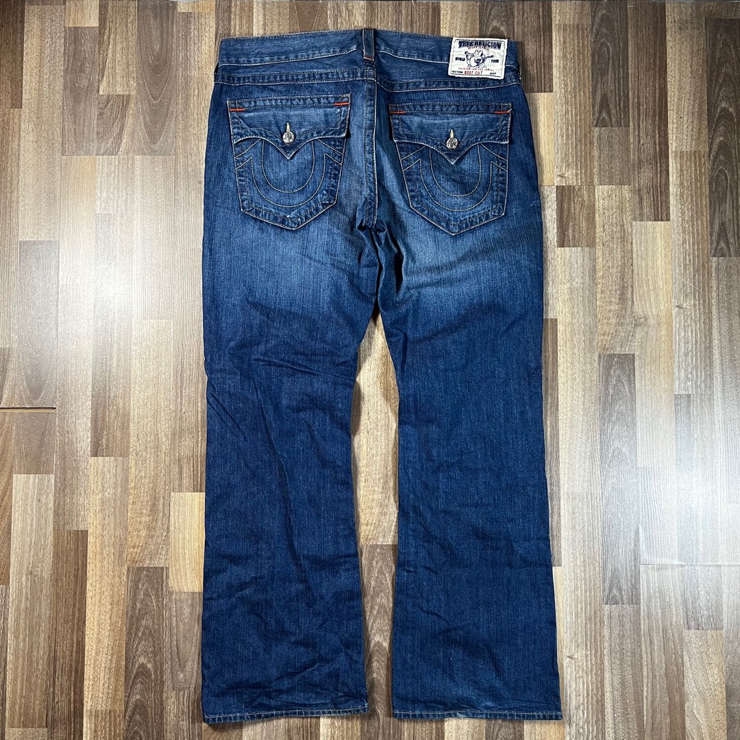 True religion blue label, Men's Fashion, Bottoms, Jeans on Carousell