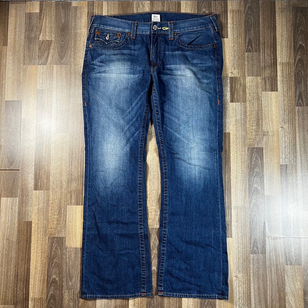 True religion blue label, Men's Fashion, Bottoms, Jeans on Carousell