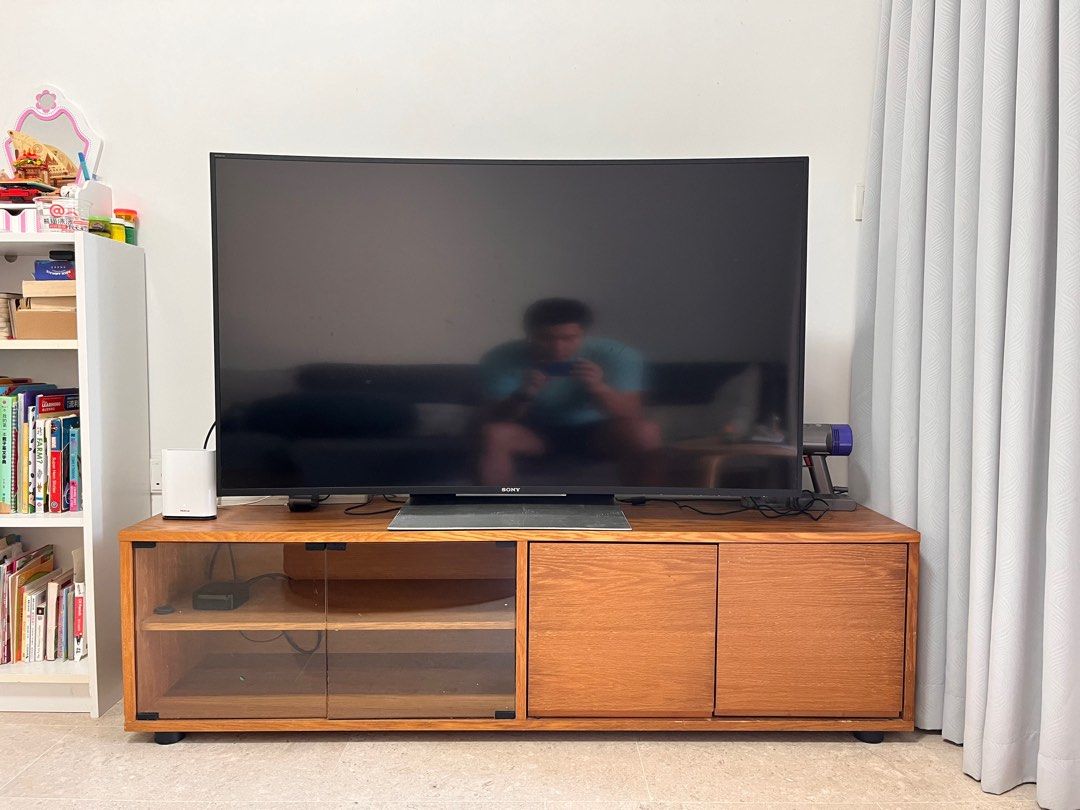 TV Cabinet / MUJI / wood, Furniture & Home Living, Furniture, TV ...