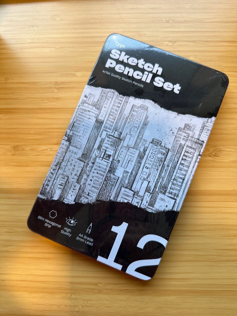 Typo Artists Dual Nib Markers (12 Set), Typo A5 Spiral Cloth Cover ...