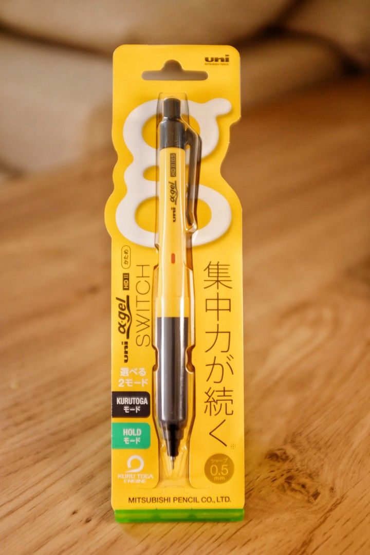 Uni Alpha Gel Switch mechanical pencil, Hobbies & Toys, Stationary ...