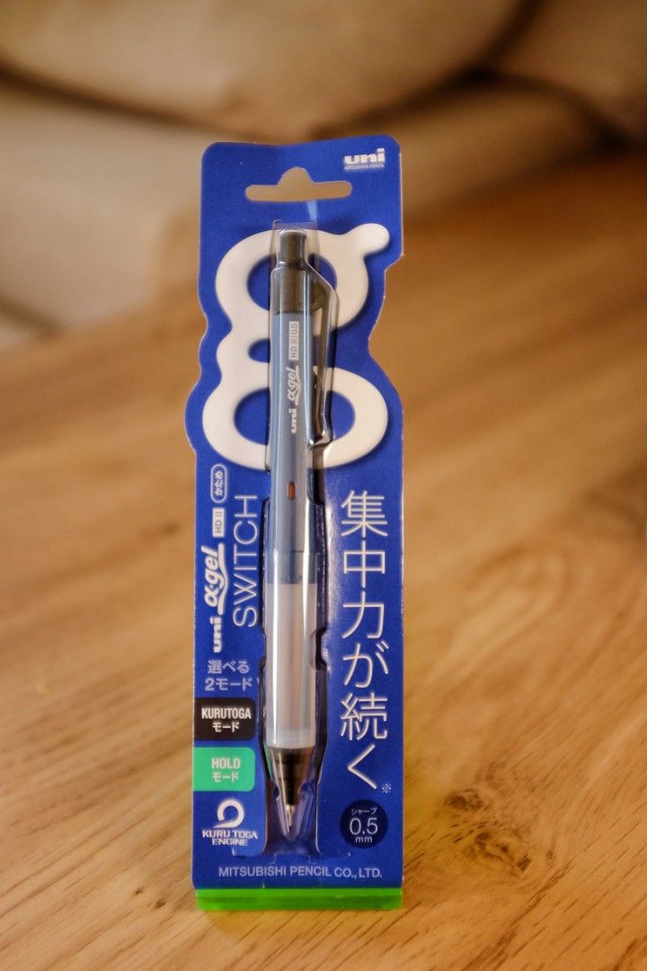 Uni Alpha Gel Switch mechanical pencil, Hobbies & Toys, Stationary ...