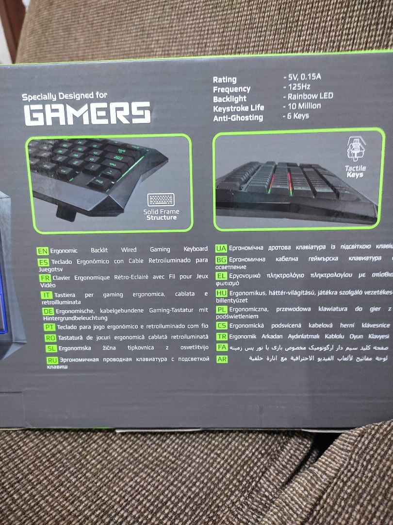 Vertux Gaming Keyboard on Carousell