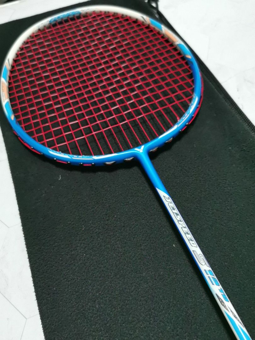 Victor Jetspeed S 12 TD Badminton Racket, Sports Equipment, Sports ...