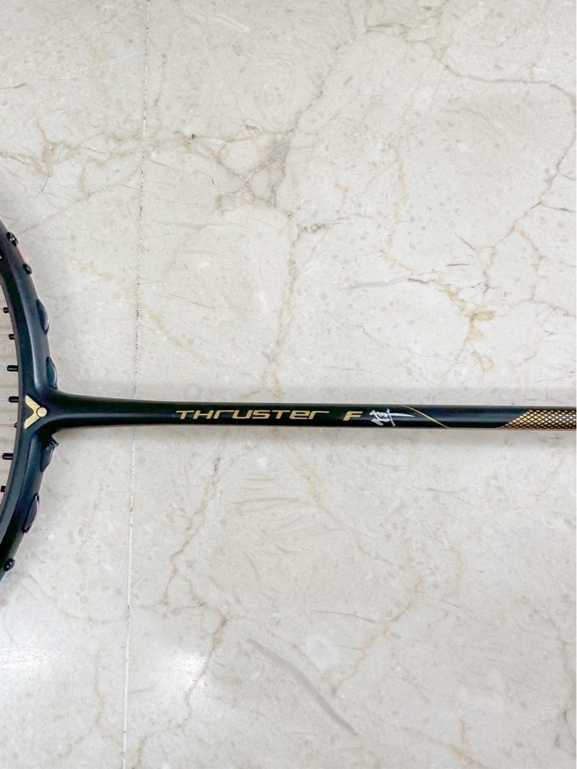 Victor Thruster F Enhanced (not Yonex,lining), Sports Equipment, Sports ...