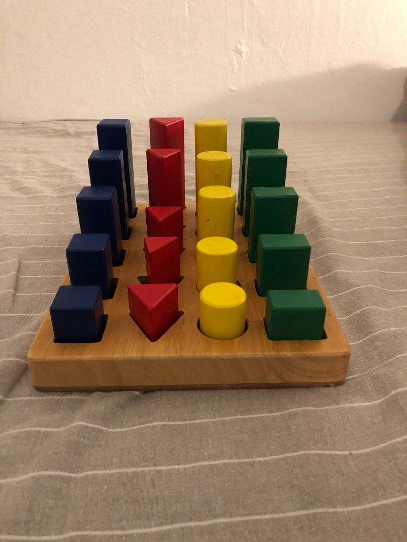 Viga shape stacker, Babies & Kids, Infant Playtime on Carousell