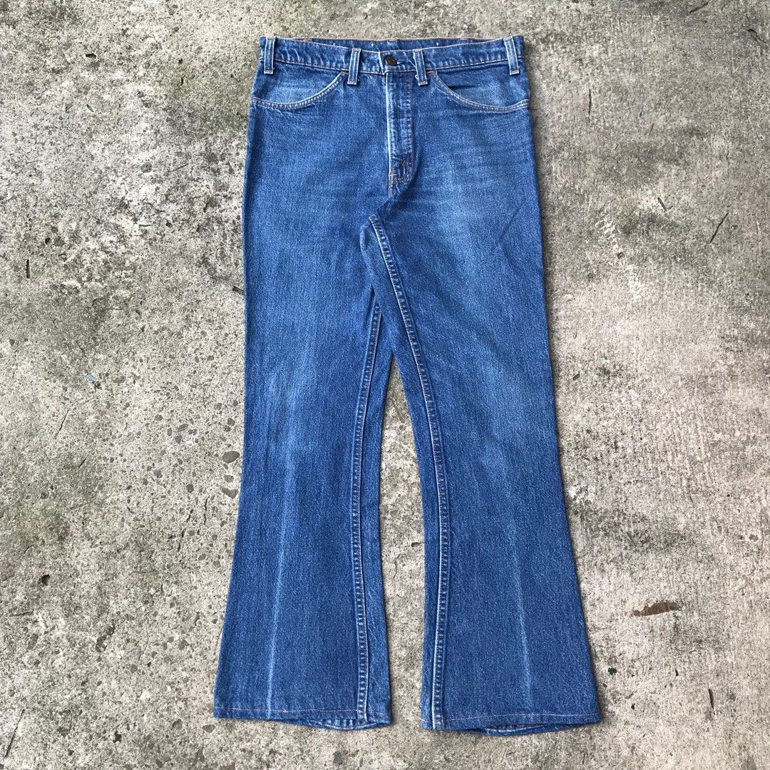 2,700 OFF] Vintage 1980s Levi's 646 Bell Bottom Denim Pants, Men's Fashion, Bottoms, Jeans on ...