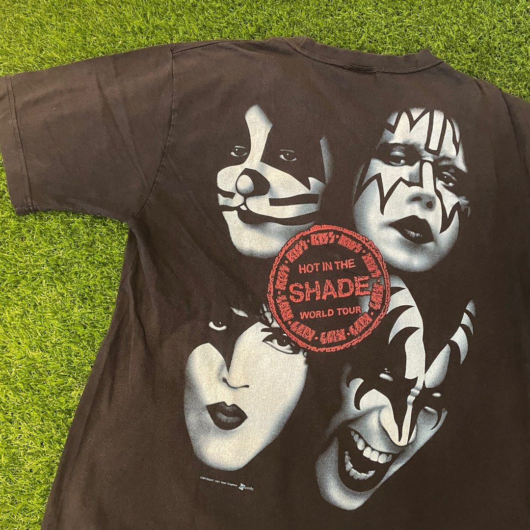 Vintage 1997 Kiss Hot In The Shade World Tour Back to Back Mega Print ...