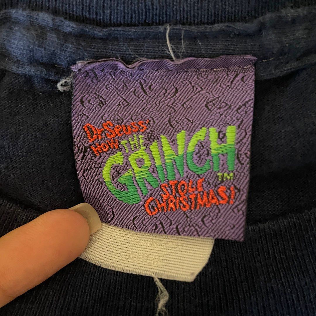 Vintage 2000 Dr Seuss How The Grinch Stole Christmas Mega Print Movie ...