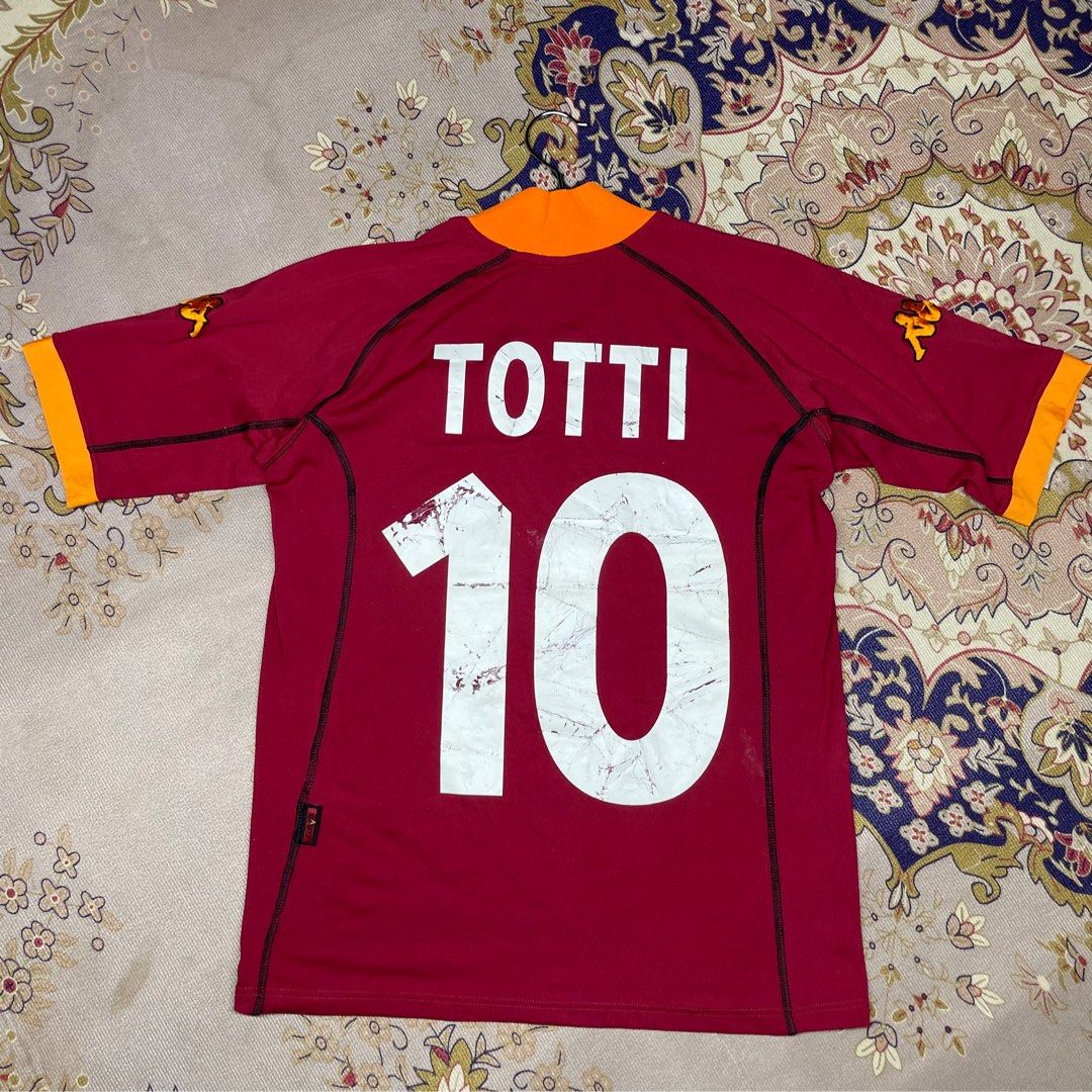 Vintage AS Roma 2000 Totti 10 jersey , Men's Fashion, Tops & Sets ...