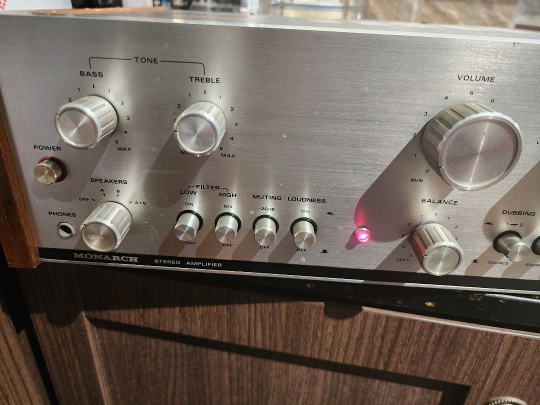 Vintage Monarch Stereo Amplifier 808, Audio, Soundbars, Speakers ...