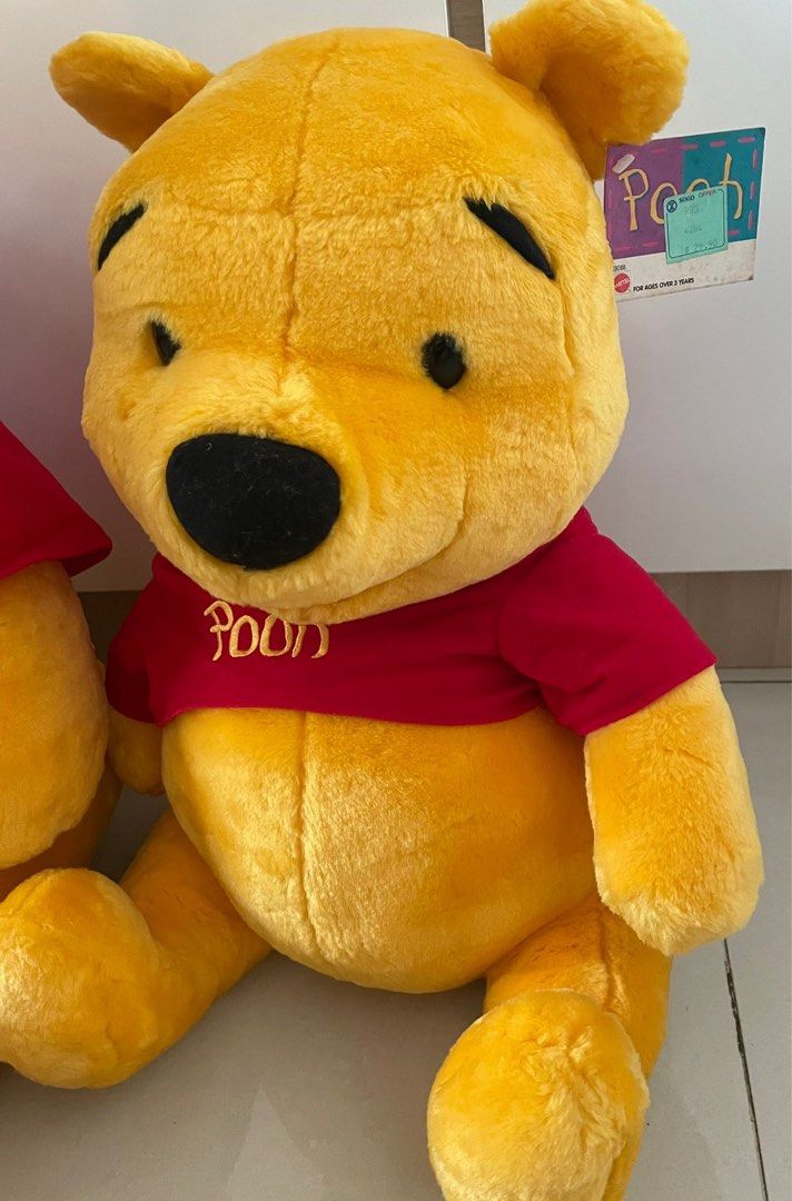 Vintage Original Large MATTEL DISNEY 24 inch & 17 inch Seated Position ...