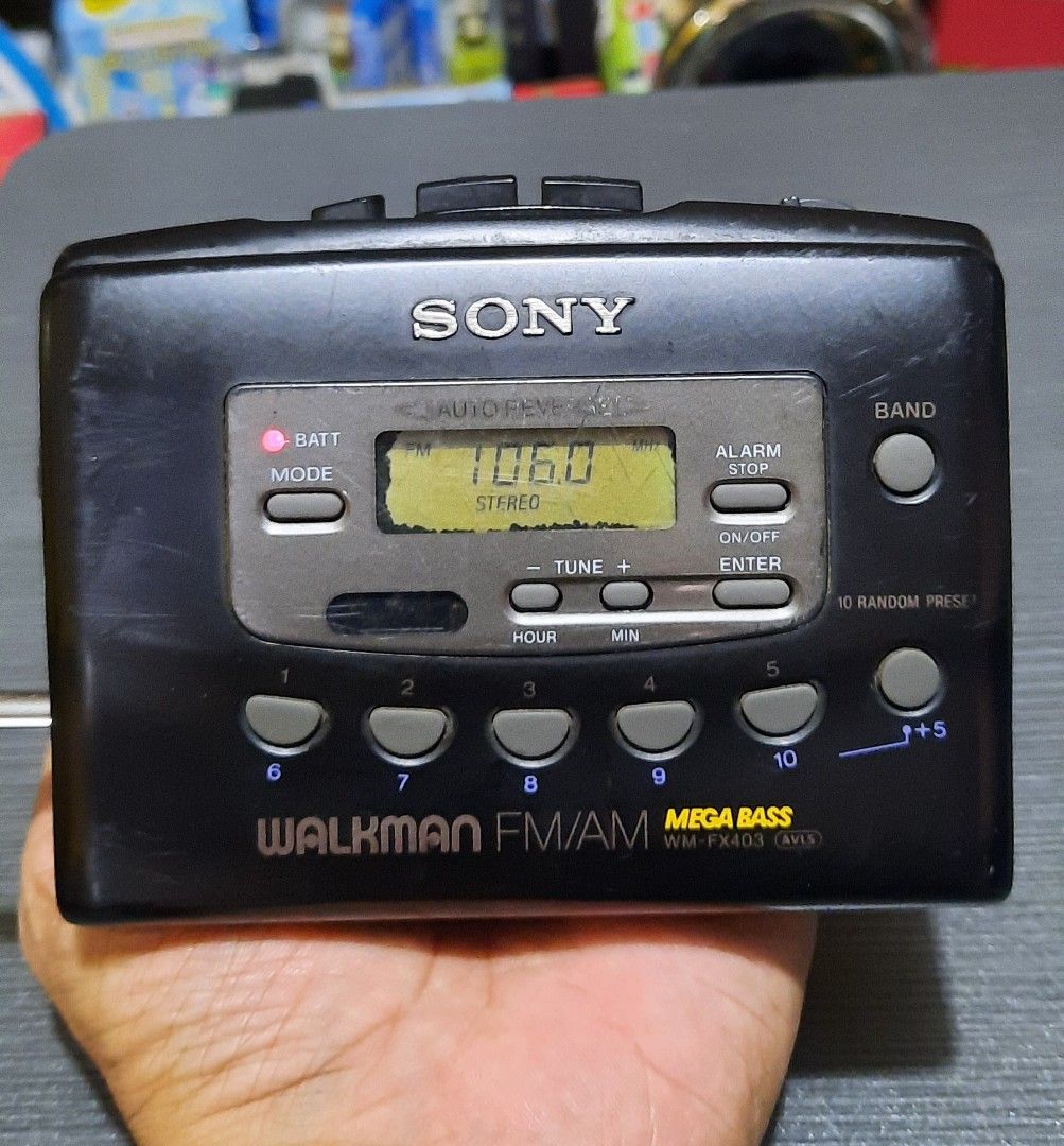 Vintage Sony Walkman FM/ AM Radio Cassette Player on Carousell