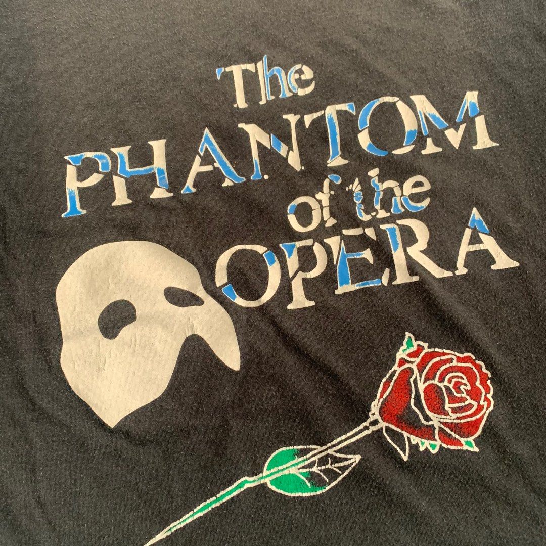 Vintage The Phantom of the Opera 90s, Fesyen Pria, Pakaian , Atasan di ...