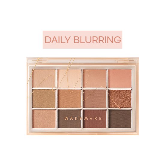[WAKEMAKE] Soft Blurring Eye Palette 12 Colours, Beauty & Personal Care, Face, Makeup on Carousell