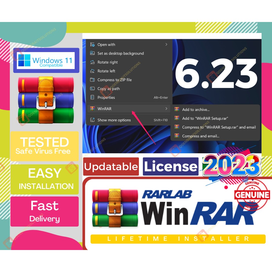 WinRAR 2023 With Video Guide Installation, Computers & Tech, Parts & Accessories, Software on ...