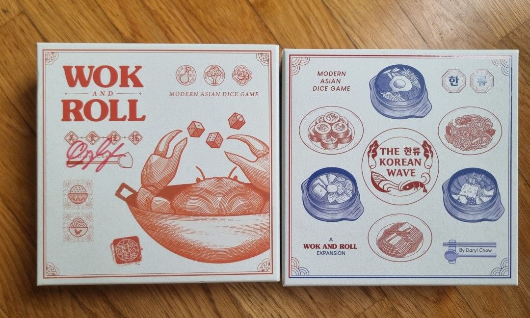 Wok and Roll + Korean Wave expansion, Hobbies & Toys, Toys & Games on ...