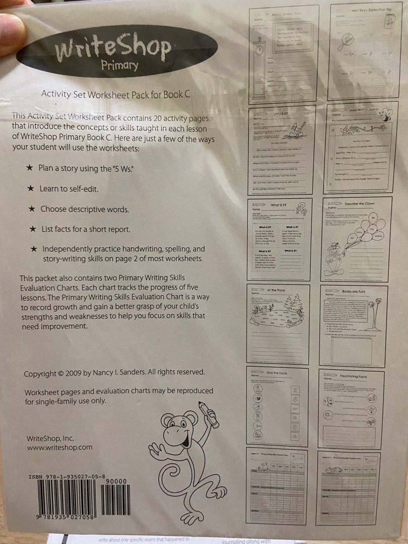 Writeshop primary writing curriculum guide and activities, Hobbies ...