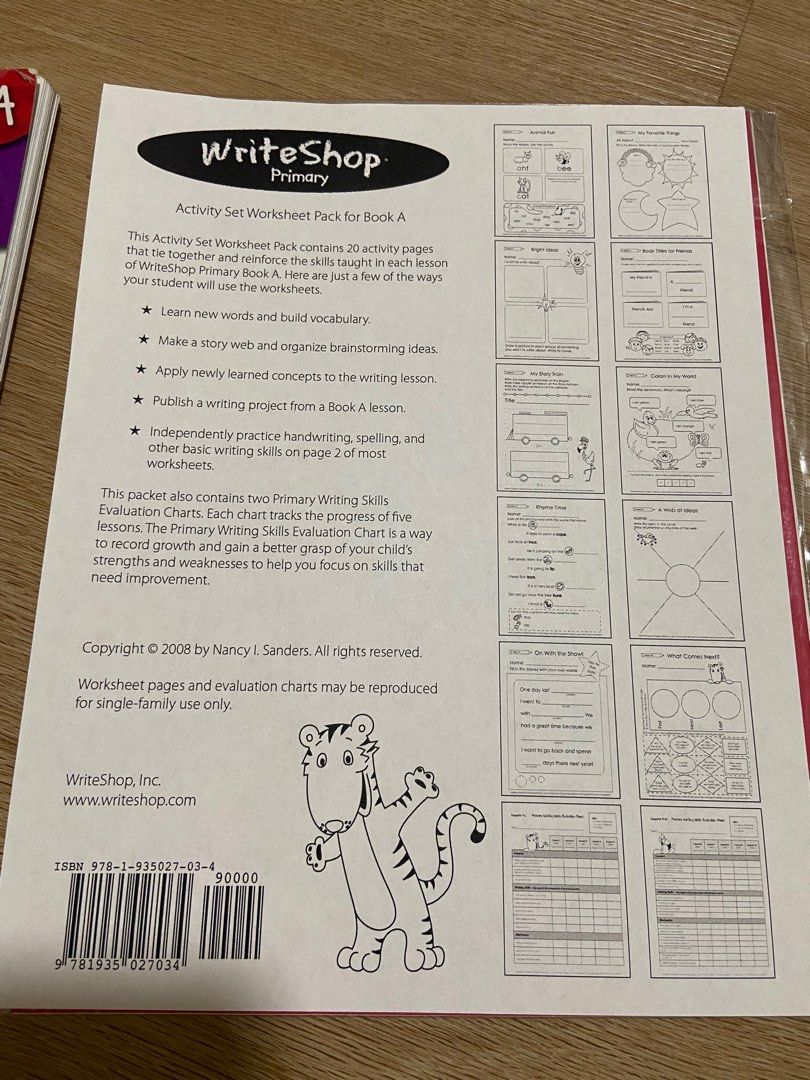 Writeshop primary writing curriculum guide and activities, Hobbies ...