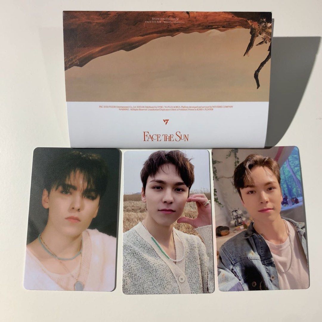 WTT SVT Face the Sun Weverse Album Ver., Hobbies & Toys, Memorabilia ...