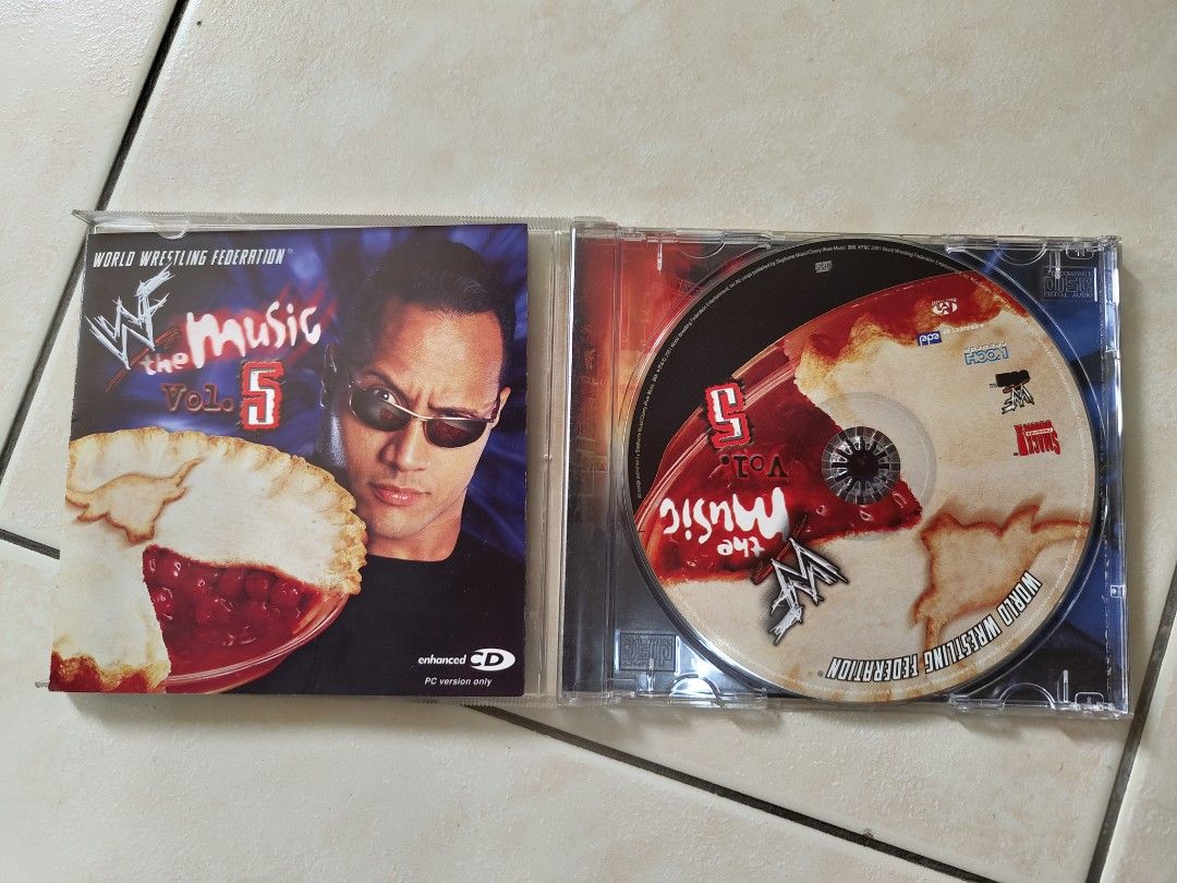 WWF The Music Vol. 5 (2001) - With Big Show's Autograph!, Hobbies ...