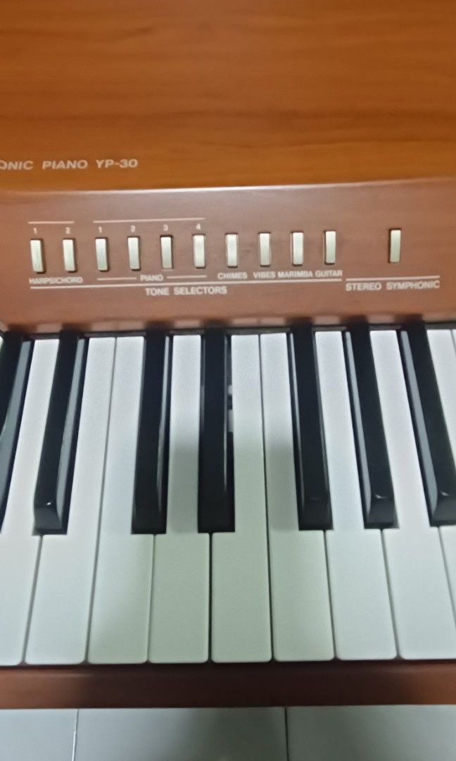 Yamaha clavinova yp30 digital vintage piano on Carousell