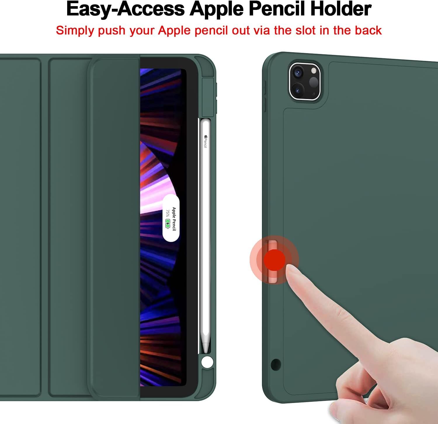 ZryXal New iPad Pro 11 Inch Case 2022(4th Gen)/2021(3rd Gen)/2020(2nd ...