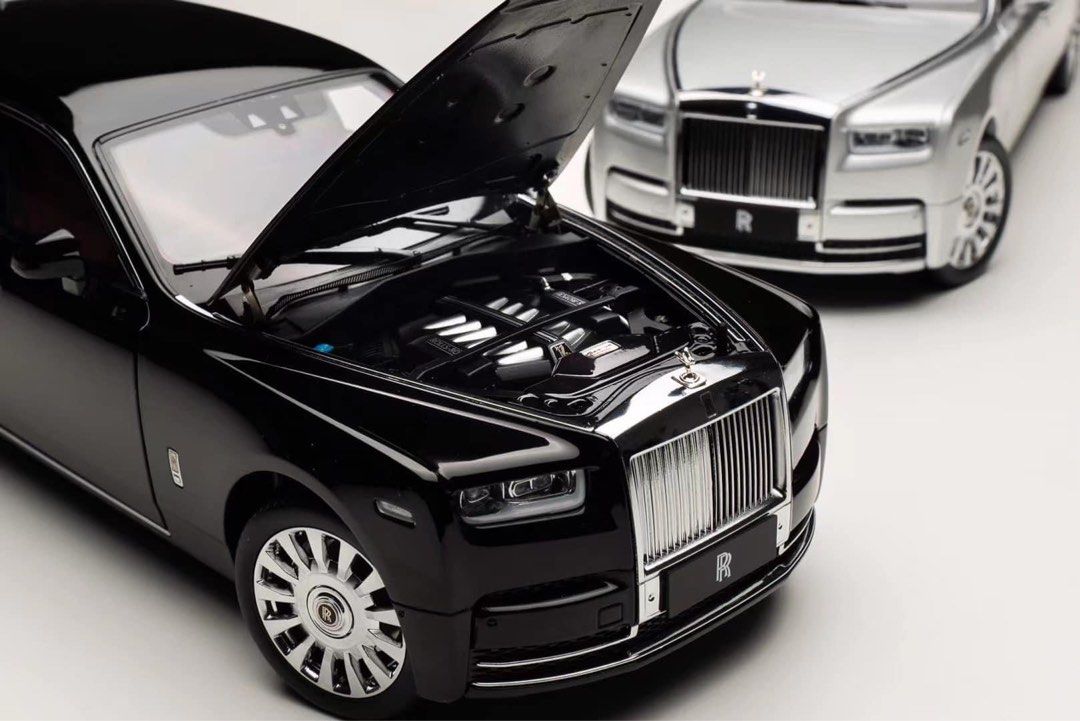 1/18 Kengfai Rolls Royce Phantom 8 - Black, Silver (full opening diecast), Hobbies & Toys, Toys ...