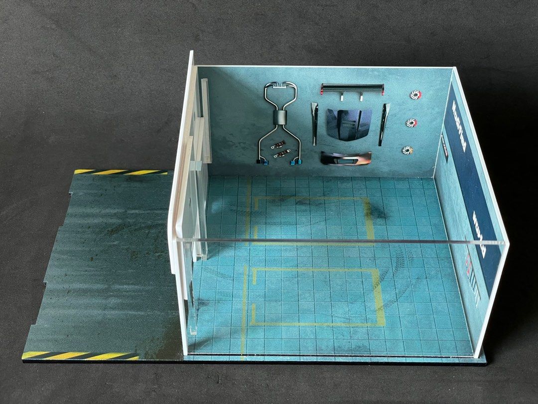 1/64 Micro Wonder Garage Diorama, Hobbies & Toys, Toys & Games on Carousell