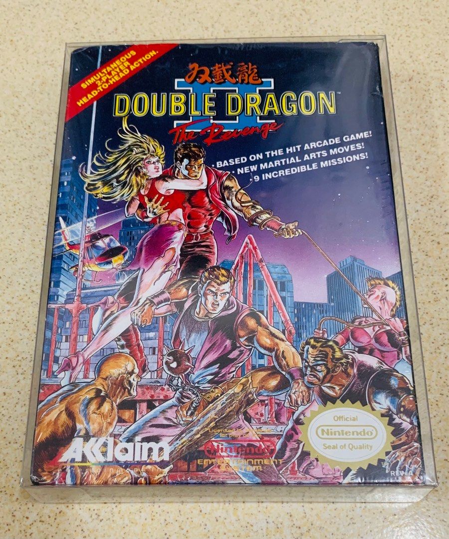 1990 Nintendo NES Double Dragon II, Video Gaming, Video Games, Nintendo ...