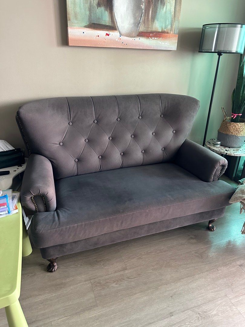 Pocket spring 2 seater sofa, Furniture & Home Living, Furniture, Sofas ...