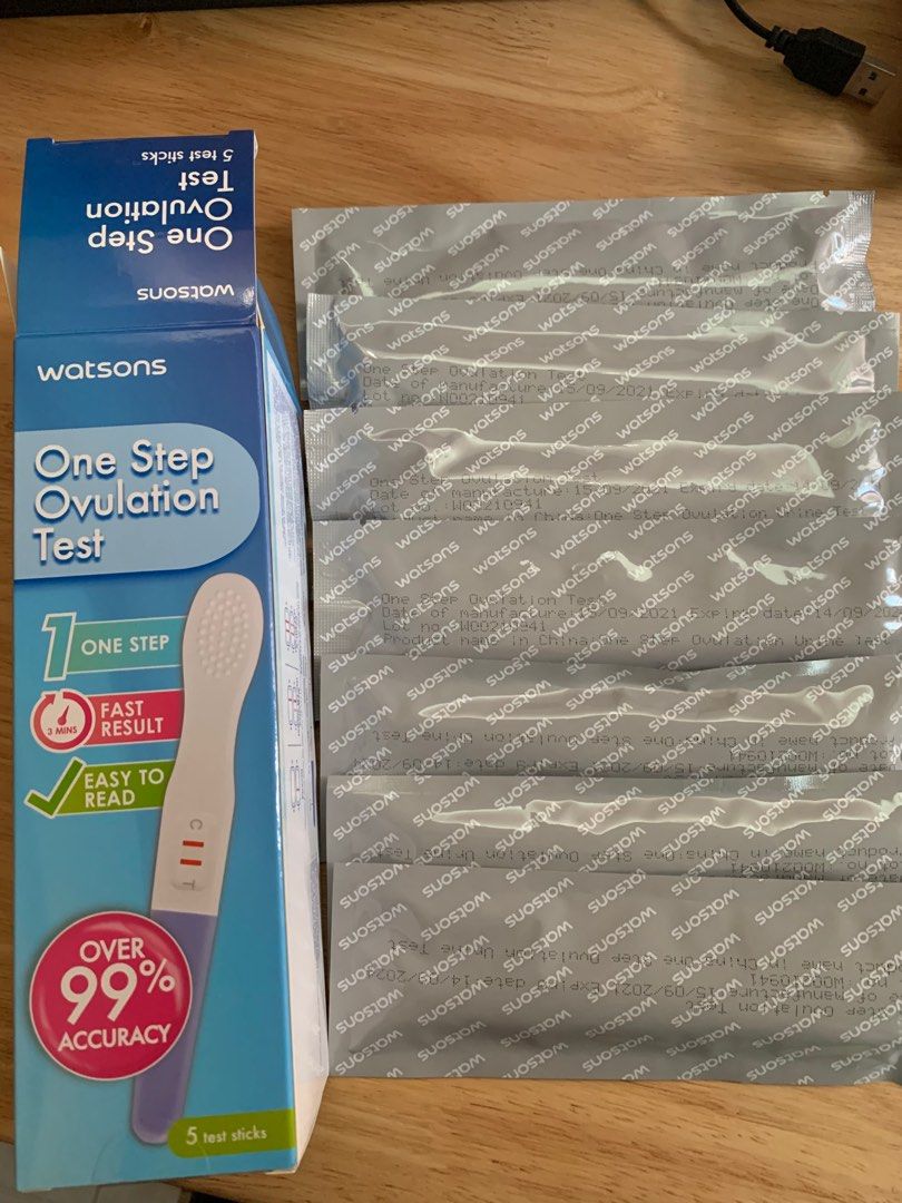 7 Ovulation Test kits Watson One Step, Health & Nutrition, Health ...