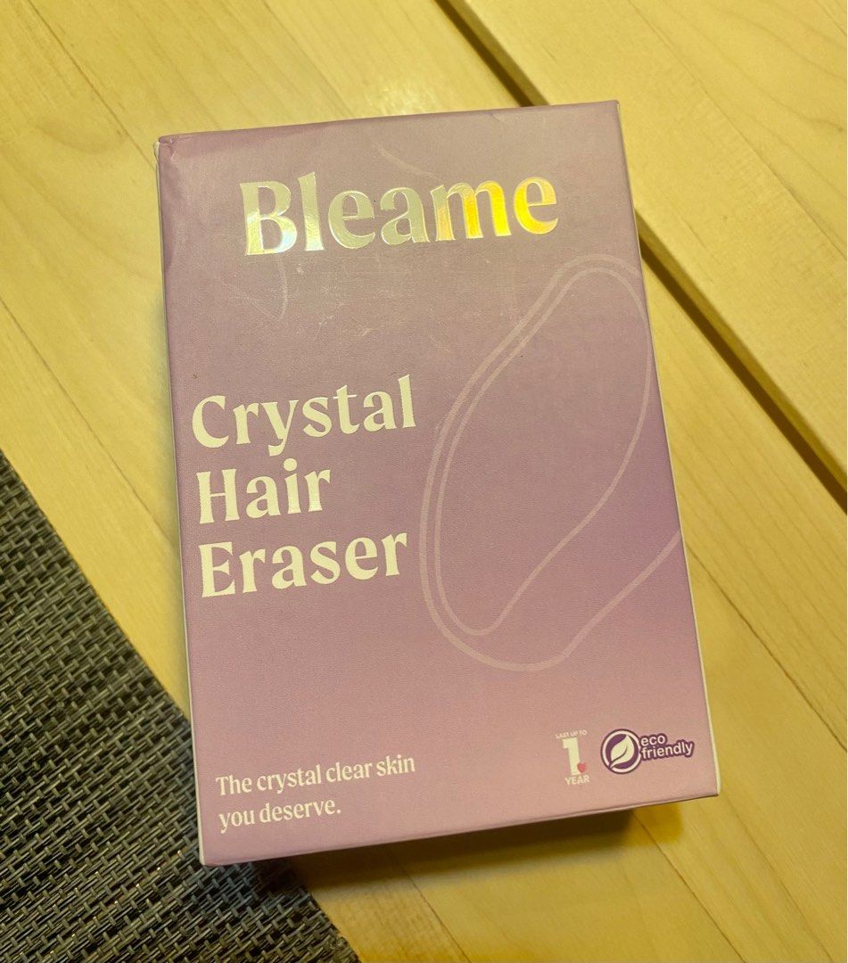[實物圖] 全新Bleame Crystal Hair Eraser, 美容＆化妝品, 沐浴＆身體護理, 沐浴及身體護理 - 脫毛 ...