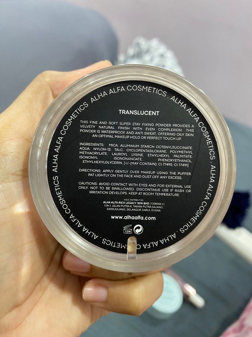Alha Alfa Fixing Loose Powder, Beauty & Personal Care, Face, Makeup on ...