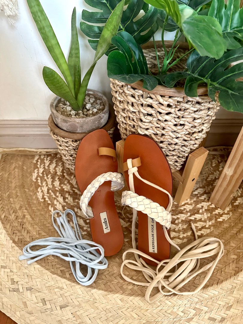 Anika x Renegade Folk Happy Hour sandals shoes on Carousell