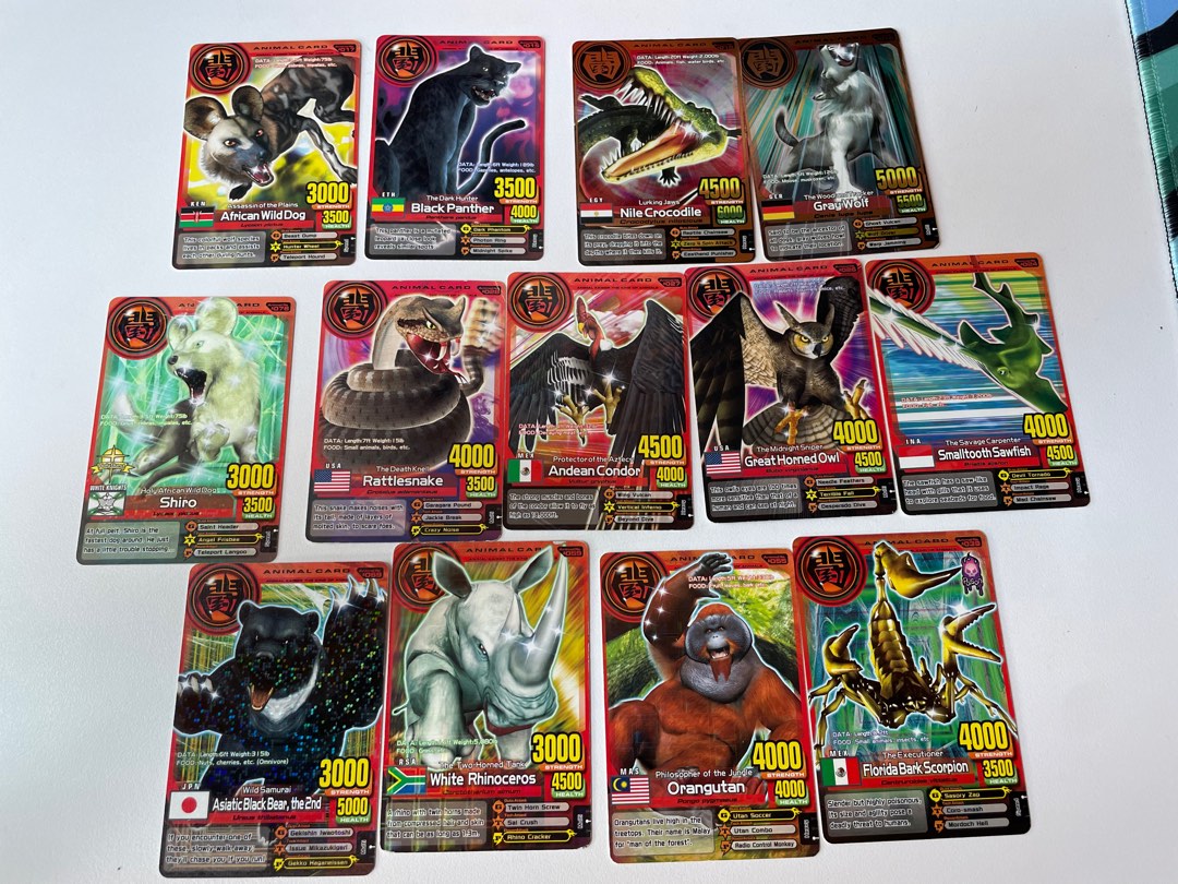 Animal Kaiser cards, Hobbies & Toys, Toys & Games on Carousell
