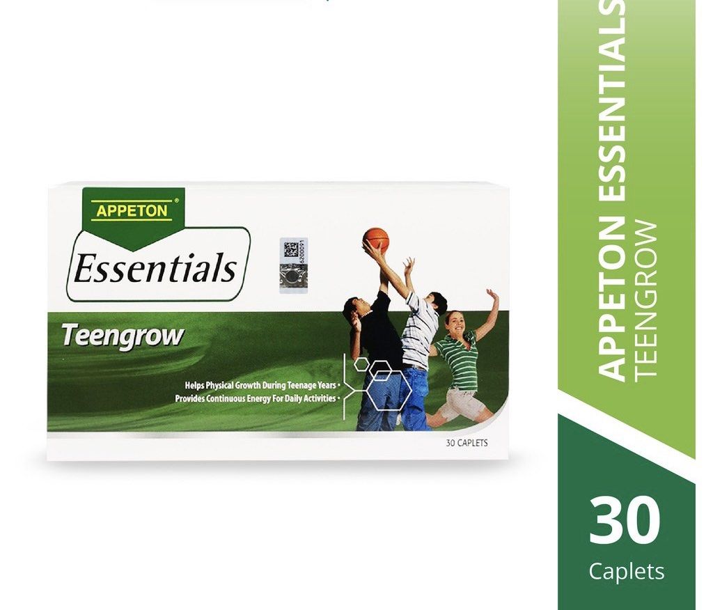 Appeton essentials teengrow (teenager vitamins) 30s, Health & Nutrition ...