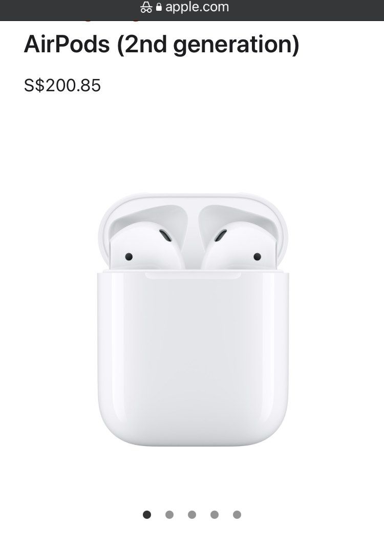 Apple Airpods Gen 2, Audio, Earphones on Carousell