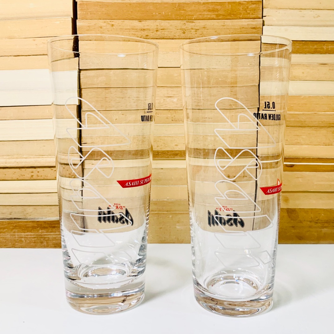 Asahi Super "Dry" Clear Glass (0.5L), Hobbies & Toys, Memorabilia ...